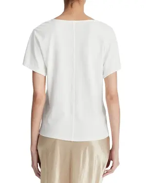Vince V Neck Flutter Sleeve Tee