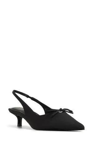 Aldo Azizza Slingback Kitten Heel Pumps - Black
