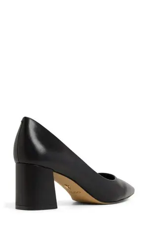 Aldo Pointed Toe Block Heel Pumps - Black