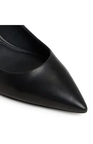 Aldo Pointed Toe Block Heel Pumps - Black