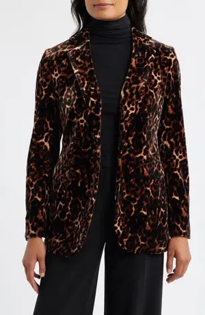 Anne Klein One-button Blazer