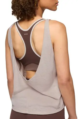 Prana Tank Top With Open Back - Almond