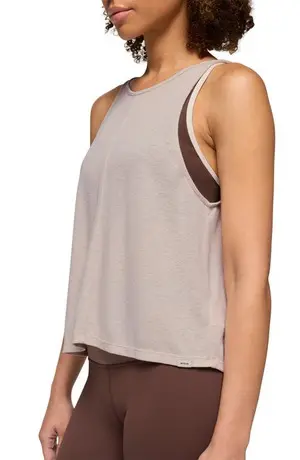 Prana Tank Top With Open Back - Almond