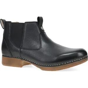 Dansko Michele Chelsea Boot - Black Waxy Milled