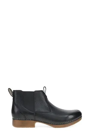 Dansko Michele Chelsea Boot - Black Waxy Milled
