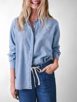 CAPE COVE Stella Denim Blouse