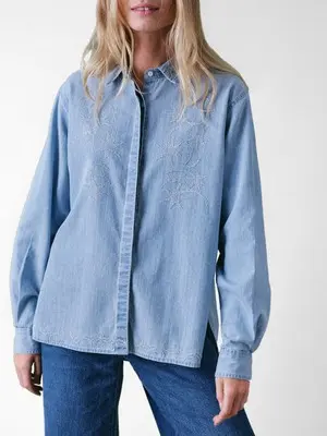 CAPE COVE Stella Denim Blouse