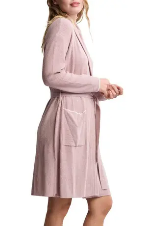 Barefoot Dreams Scallop Detail Rib Robe
