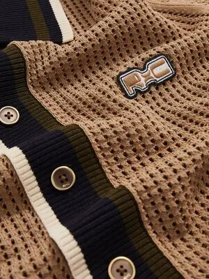 REISS Crusoe | Ché Crochet Tipped Shirt