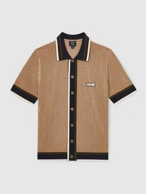 REISS Crusoe | Ché Crochet Tipped Shirt