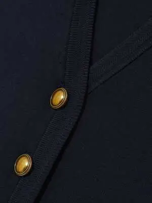 REISS Knitted Button-through Vest