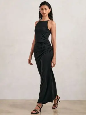 Acler Jersey Draped Midi Dress