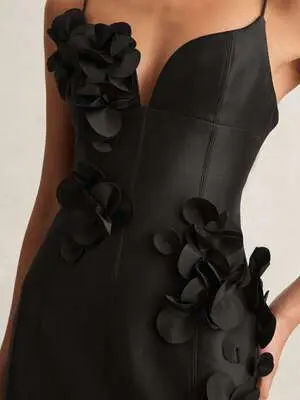 Acler Petal Detail Fitted Mini Dress
