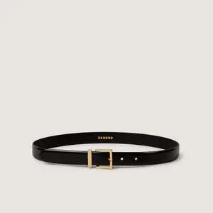Sandro Leather Belt - Black