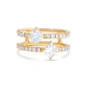 Elle Perahia Stardust Diamond Ring - 14 Kt Yellow Gold