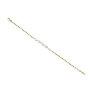 Elle Perahia Large Graduated Chain Bracelet - 14 Kt Yellow Gold
