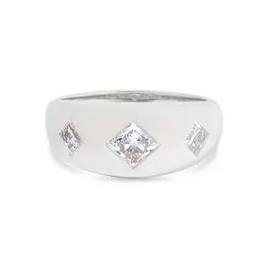 Elle Perahia Biarritz Diamond Ring - 14 Kt White Gold