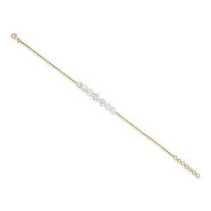 Elle Perahia Large Round Graduated Chain Bracelet - 14 Kt Yellow Gold