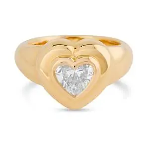 Diamond Heart Rings