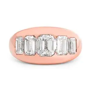Elle Perahia Empire Diamond Ring - 14 Kt Rose Gold
