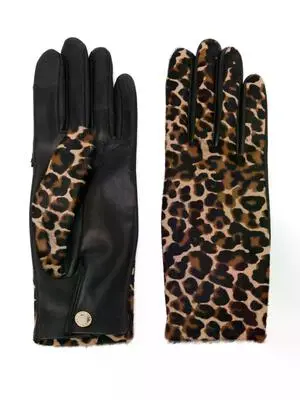 AGNELLE Susan Full-finger Gloves - Brown