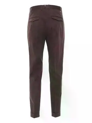PT TORINO Pleated Flap-pockets Trousers