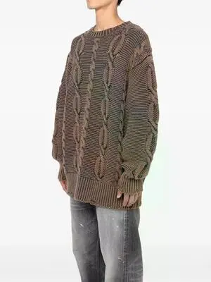 KAMIYA Cable Knit Pullover