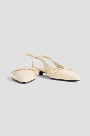 ANINE BING Zoey Patent Leather Slingback Pumps