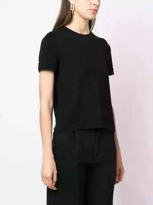 Max Mara Embroidered-logo Knitted Top