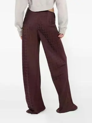 Roberto Cavalli Monogram Drawstring Trousers