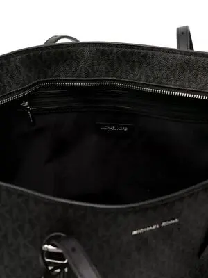 Michael Kors Quinn Signature Logo Tote - Black