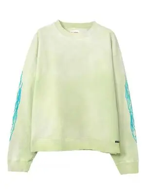 KAMIYA Flame-printed Cotton Sweater