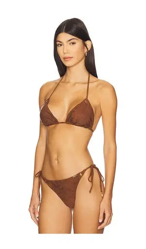 Luli Fama Triangle Bikini Top