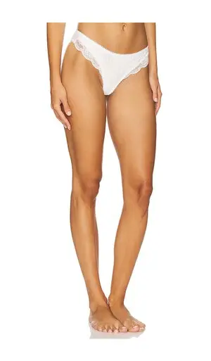 KAT THE LABEL Arabella Thong In White
