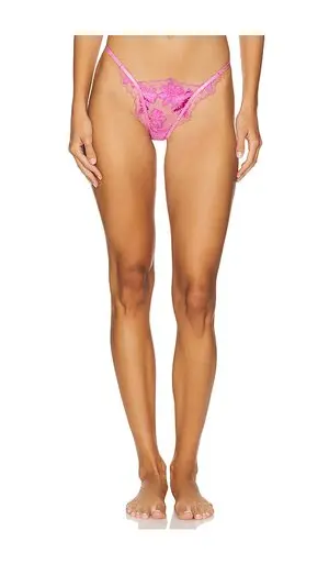 Free People X Intimately Fp Hotel Chantelle Thong In In Pink - Dawn Pink