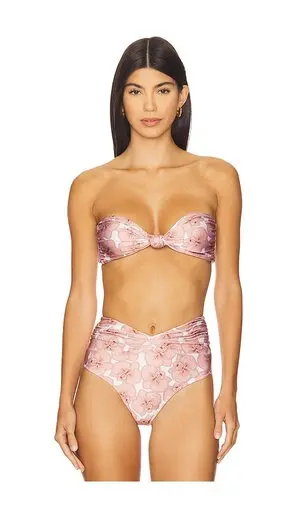SHANI SHEMER Anne Bikini Top - Pink Print