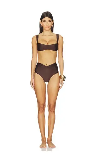SHANI SHEMER Claire Bikini Bottom - Espresso