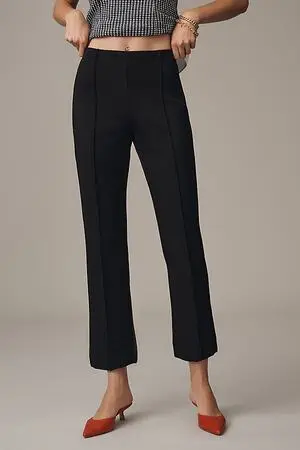 Maeve The Poppy Kick-flare Pull-on Pants - Black Onyx