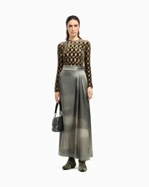 Giorgio Armani Geometric Jacquard Jersey Jumper