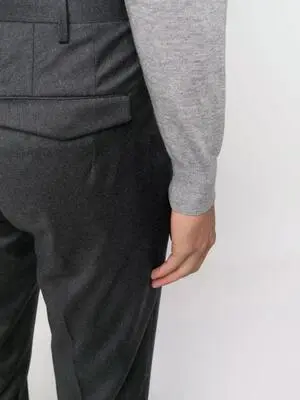 PT TORINO Mid-rise Tailored Trousers