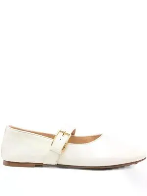Dear Frances Balla Leather Ballet Flats
