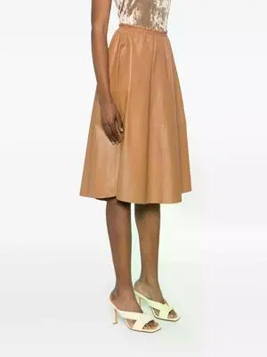 FORTE_FORTE Leather Skirt