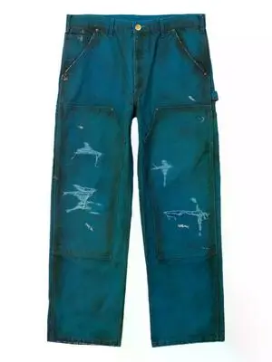 KAMIYA Distressed Cotton Trousers