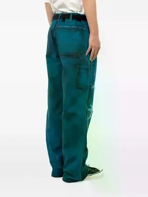 KAMIYA Distressed Cotton Trousers
