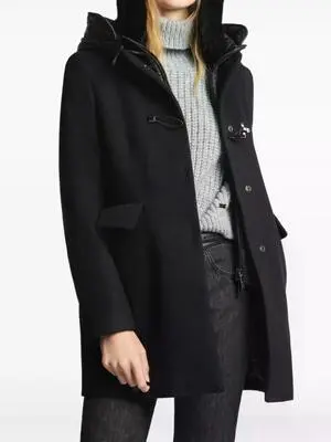 FAY Coat With Hood - Black