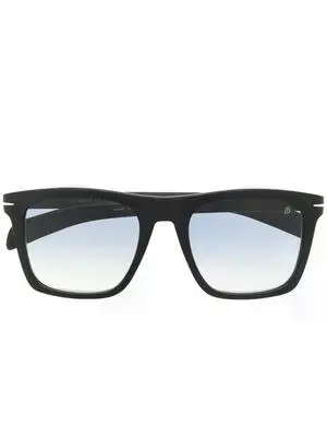 DB EYEWEAR BY DAVID BECKHAM Tortoiseshell Square Frame Sunglasses - Black