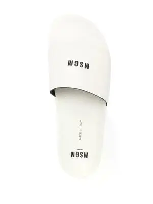 MSGM Logo-print Sliders