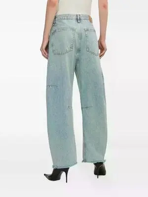 Rag & Bone Charlie Panelled Frayed Jeans