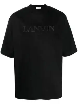 LANVIN Logo-appliqué Cotton T-shirt