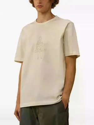 C.P. COMPANY Figure-embroidered T-shirt